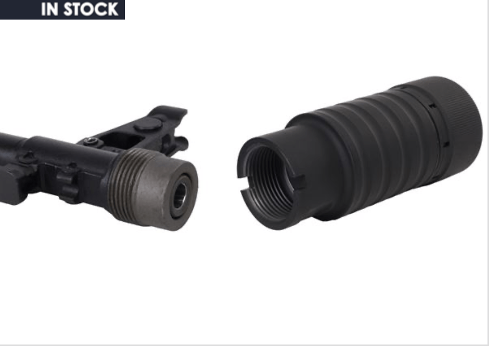 Arsenal Black Cerakote 4-Piece Flash Hider: A Proper AK Upgrade - The K ...